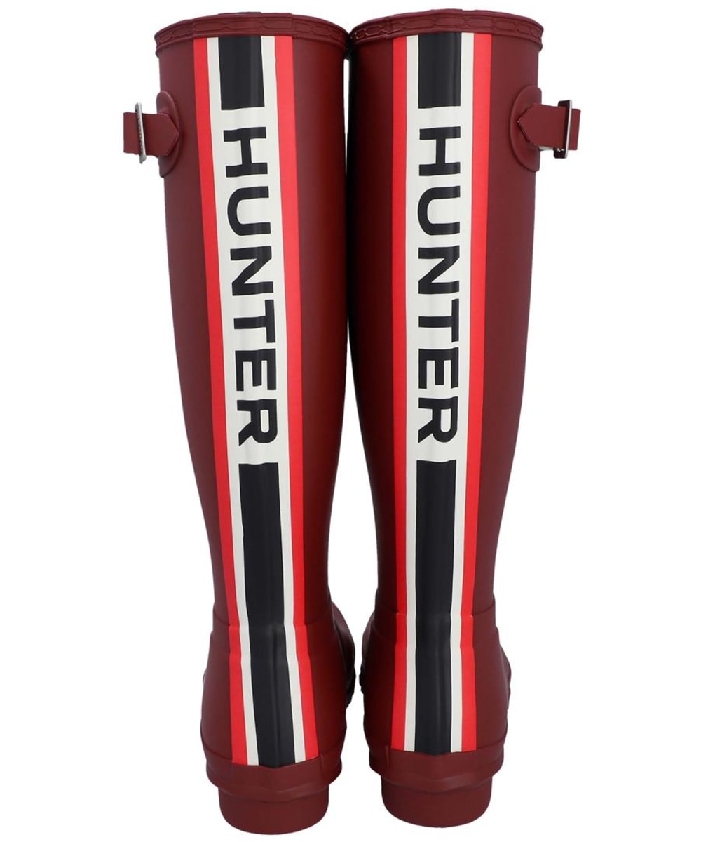 Women's Hunter Original Tri Colour Logo Backstrap Tall Wellington Boots