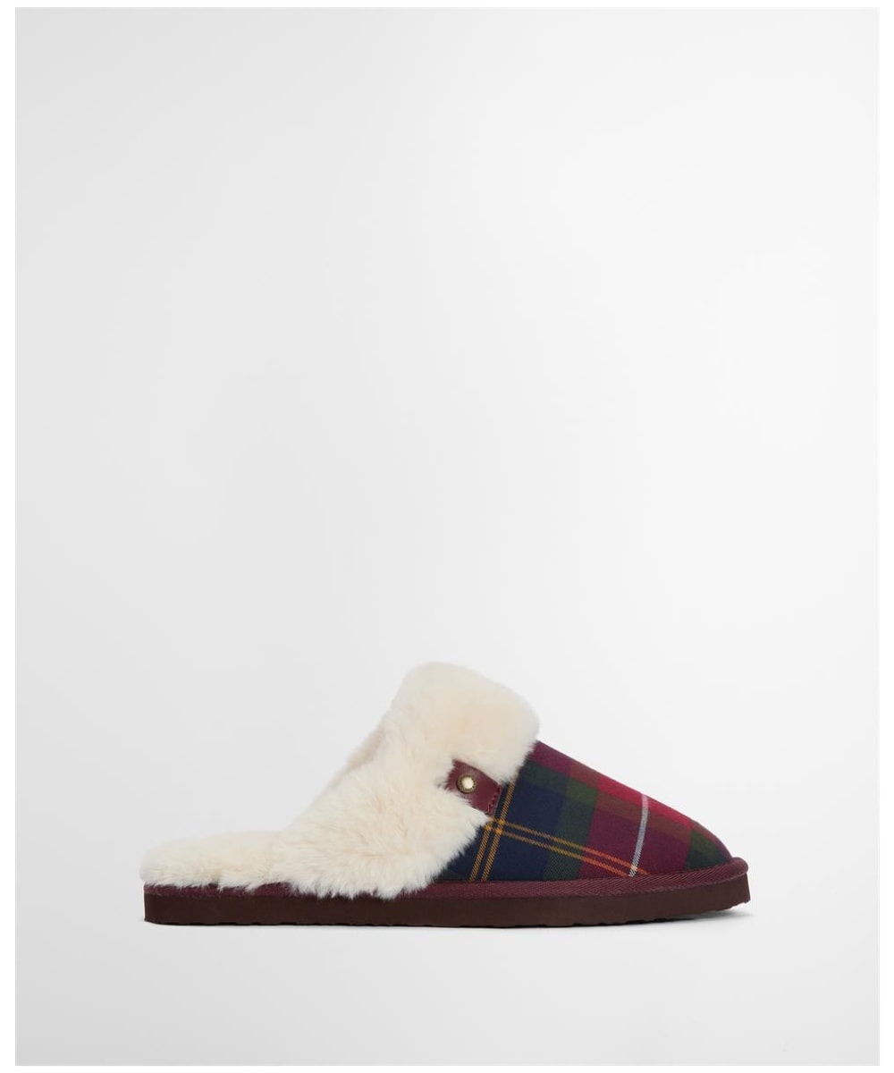 Women's Barbour Claudia Tartan Mule Slippers