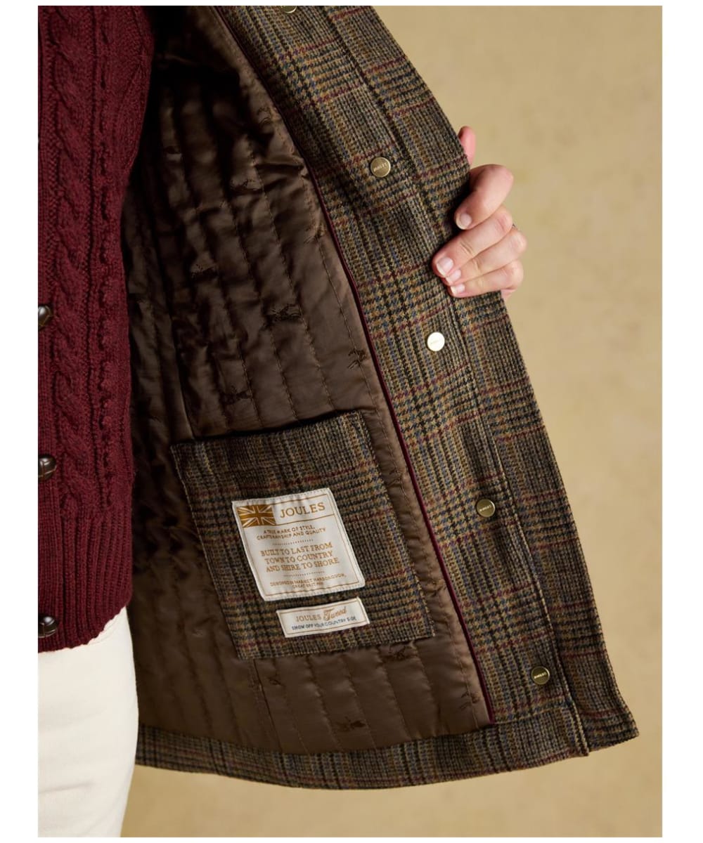 Women's Joules Contemporary Tweed Field Coat
