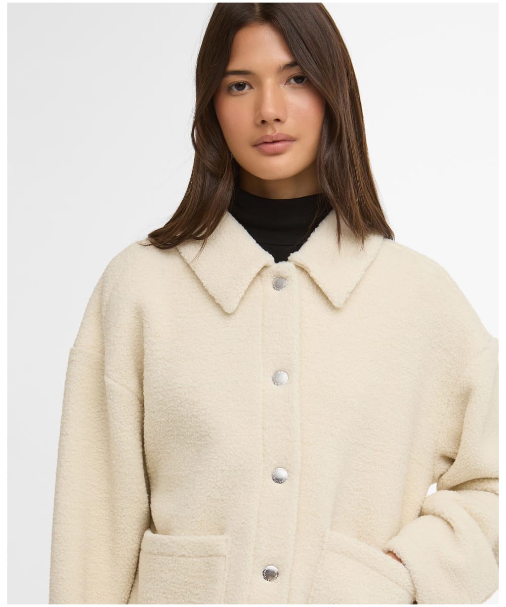 Women's Barbour International Rae Fleece Overshirt