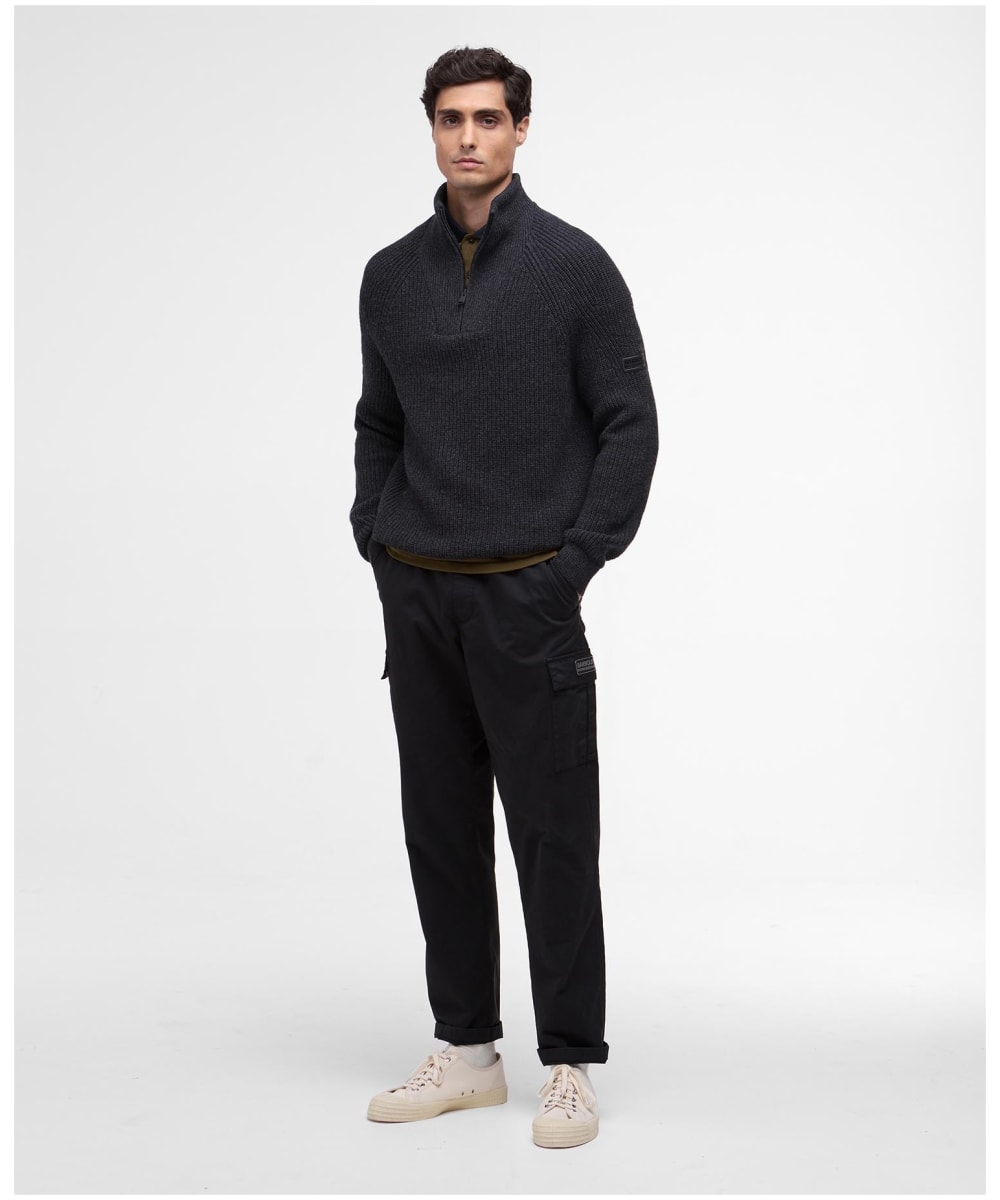 Men's Barbour International Chester Funnel Knit Jumper