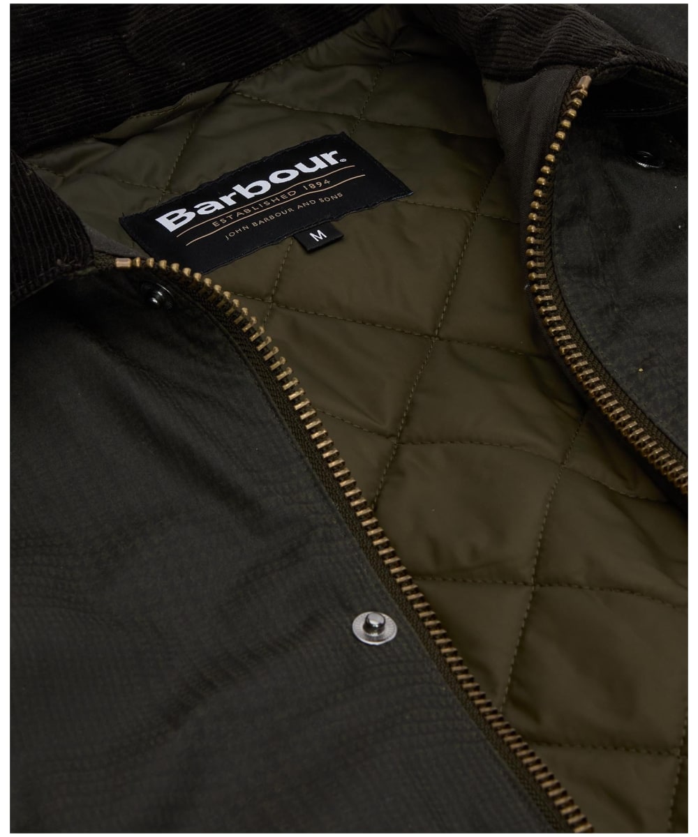 Men's Barbour Modern Beaufort Check Waxed Jacket