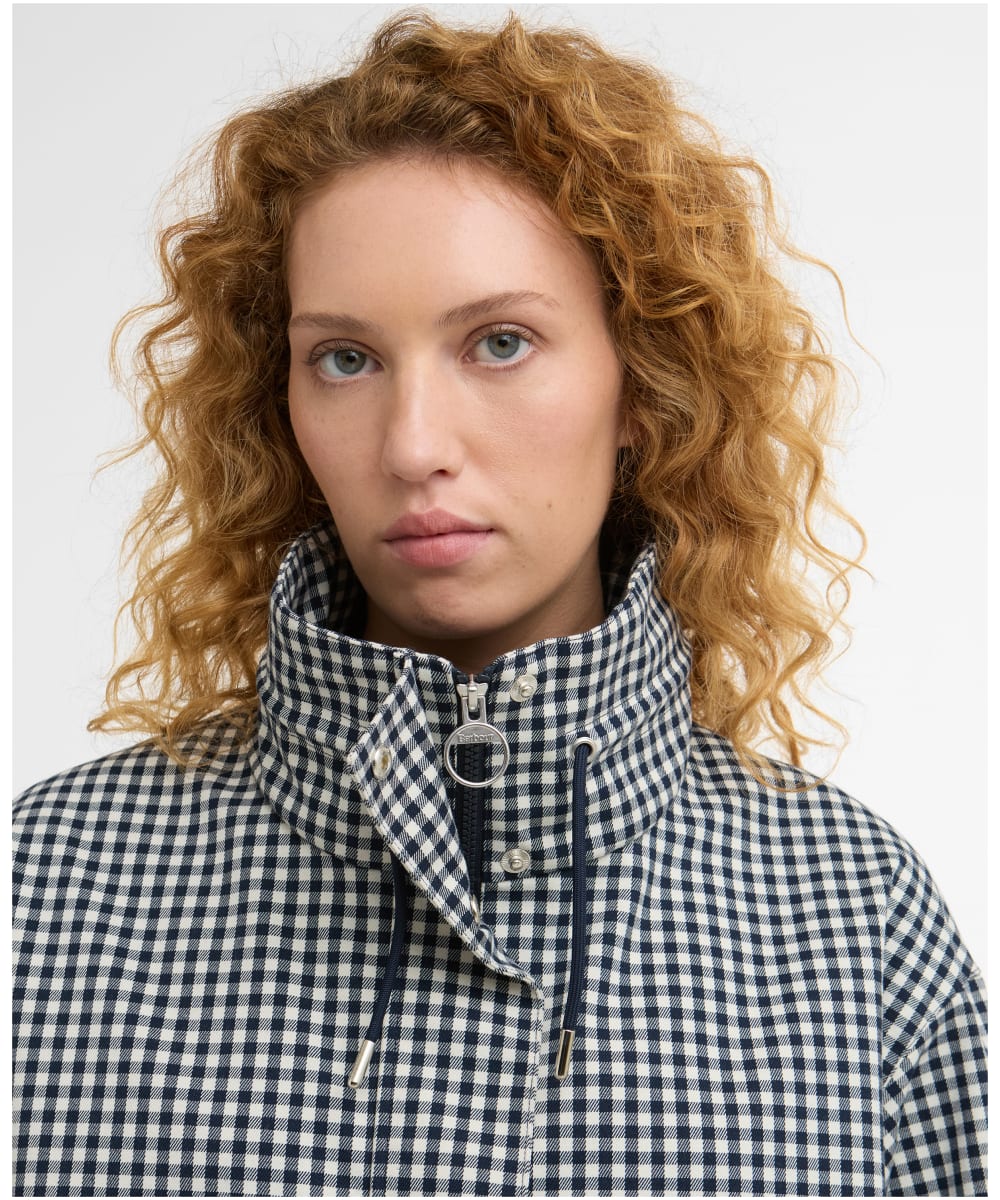 Women's Barbour Bronwyn Check Showerproof Jacket