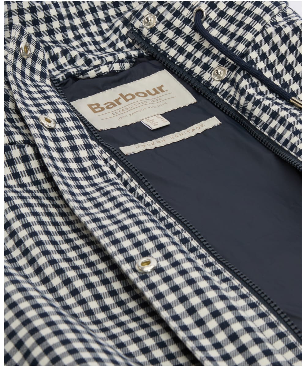 Women's Barbour Bronwyn Check Showerproof Jacket