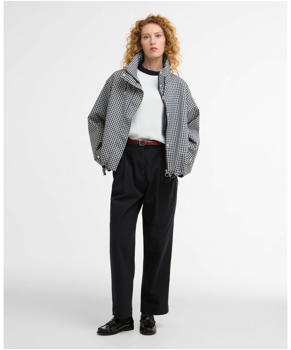 Women's Barbour Bronwyn Check Showerproof Jacket