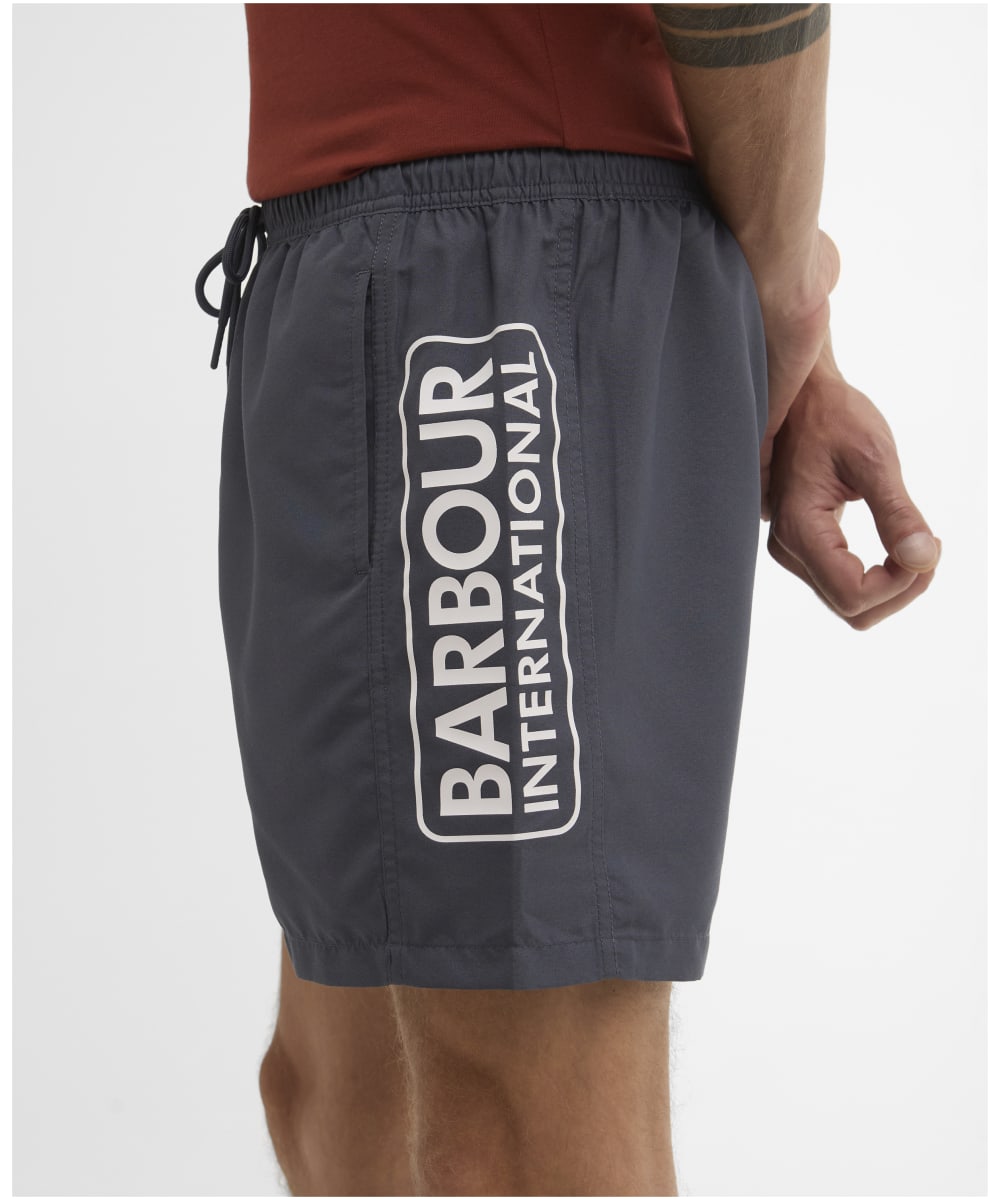 Men's Barbour International Large Logo Swim Shorts