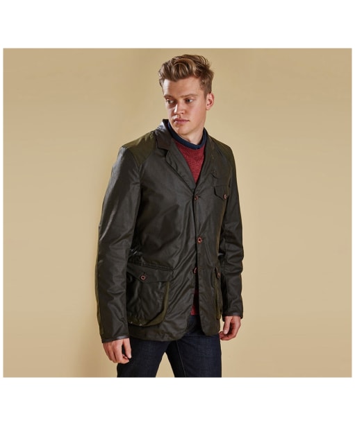 Men's Barbour Beacon Waxed Sports Jacket