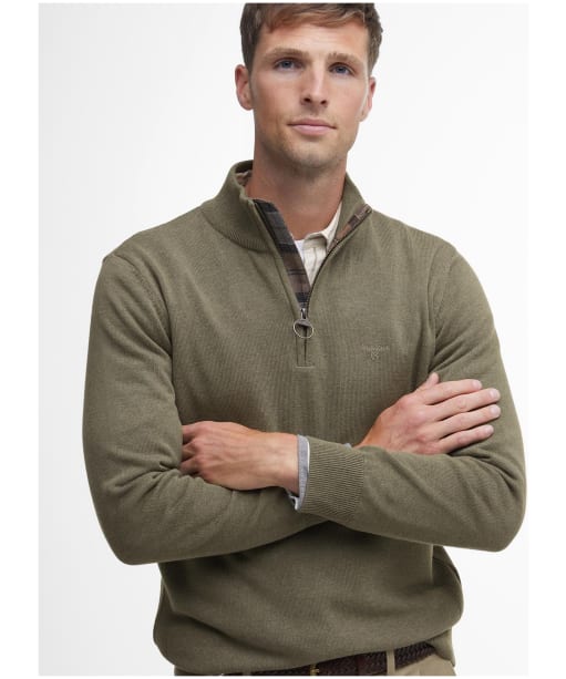 Men’s Barbour Cotton Half Zip Sweater