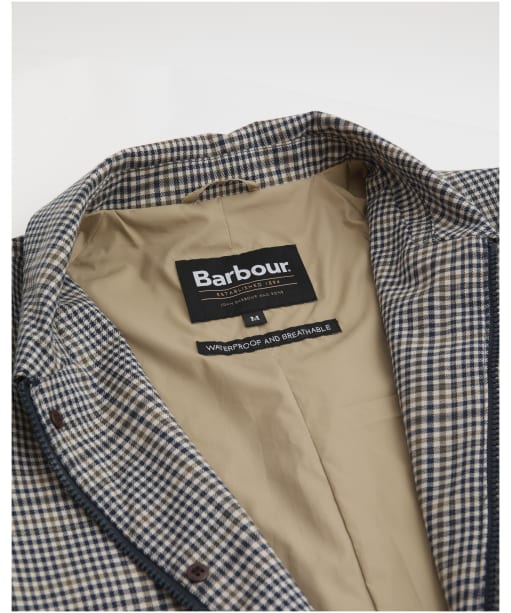 Men's Barbour Check Rokig Waterproof Mac